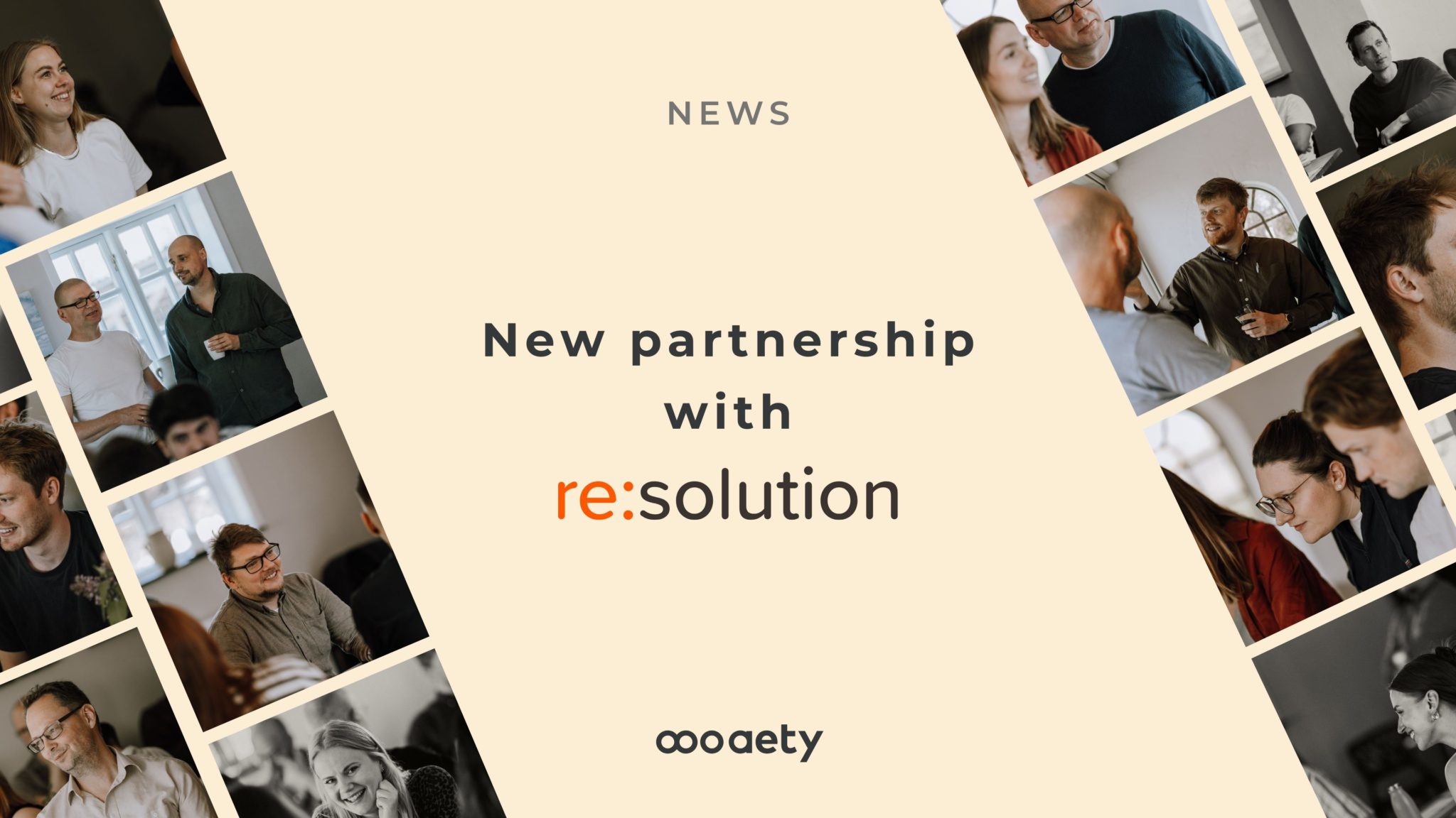 New partnership with Re:solution - aety